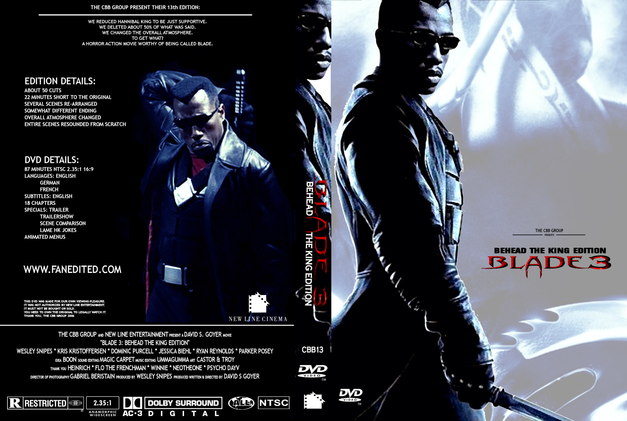 Blade 3 – Behead the King Edition - Fanedit.org