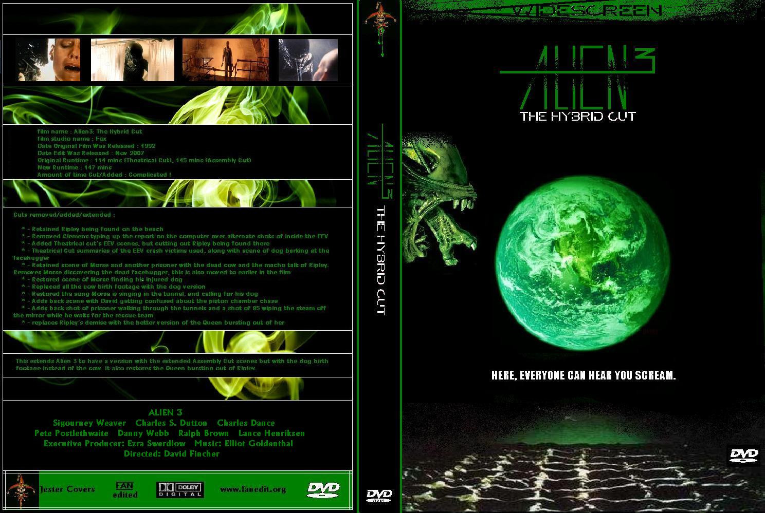 Alien 3: The Hybrid Cut - Fanedit.org
